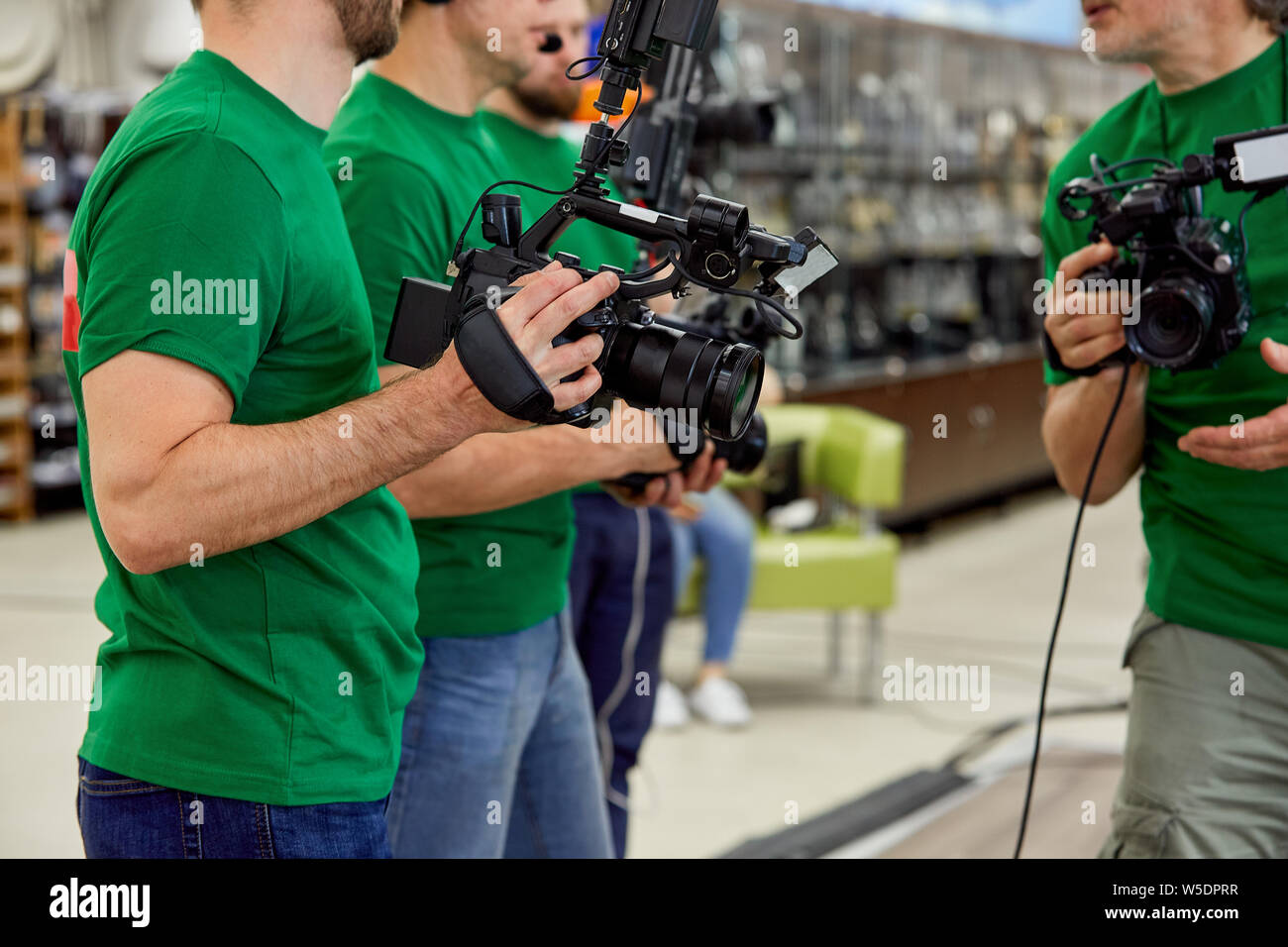 Creating a film set hi-res stock photography and images - Alamy