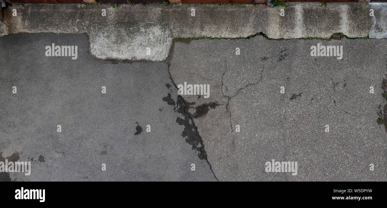 Asphalt old road top texture Stock Photo - Alamy