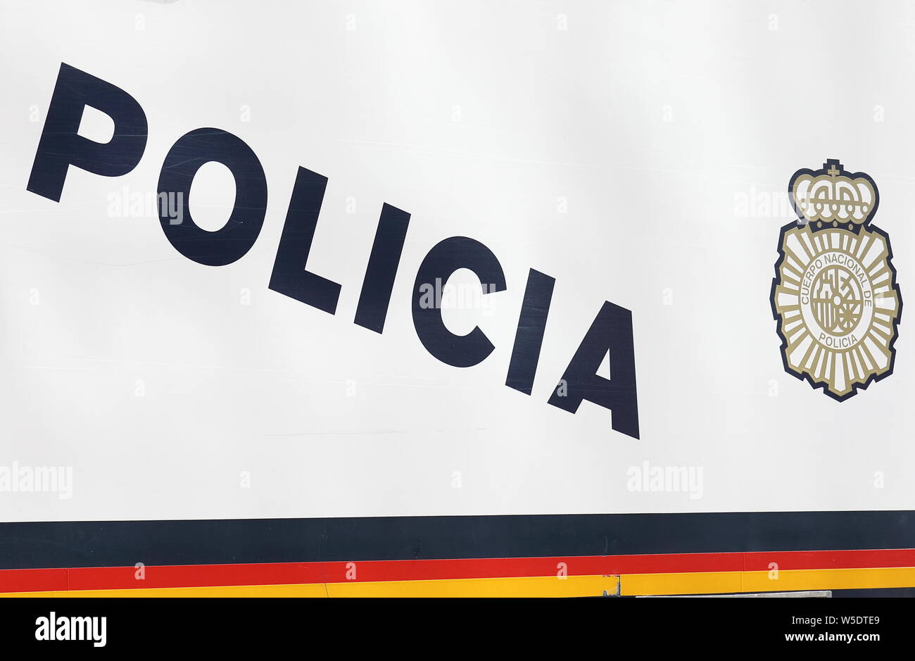 Police spain logo hi-res stock photography and images - Alamy