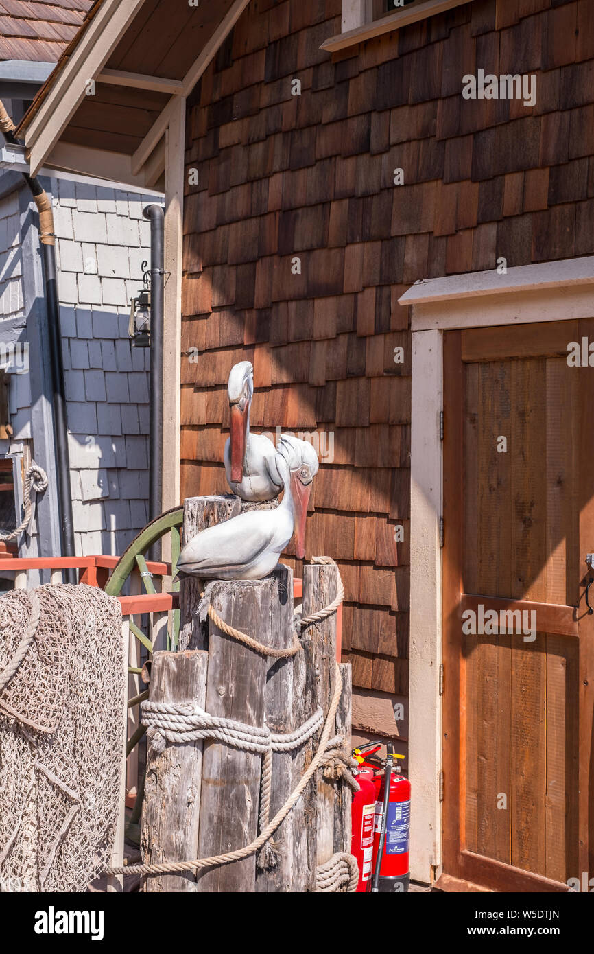 Popeye Village, Malta - July 19, 2019. Interior of the Popeye village ...