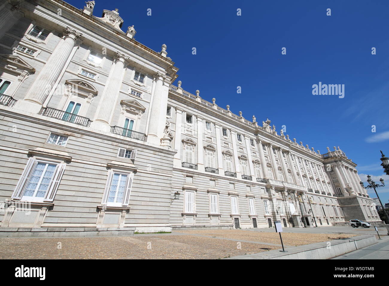 Royal palace building Madrid Spain Stock Photo - Alamy