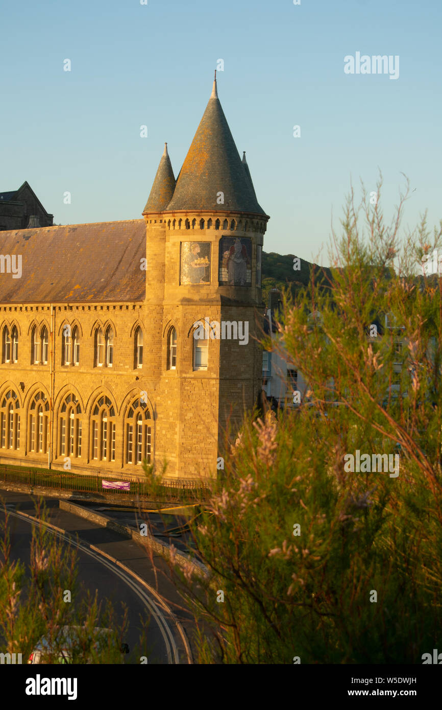 Aberystwyth university old college building hi-res stock photography ...