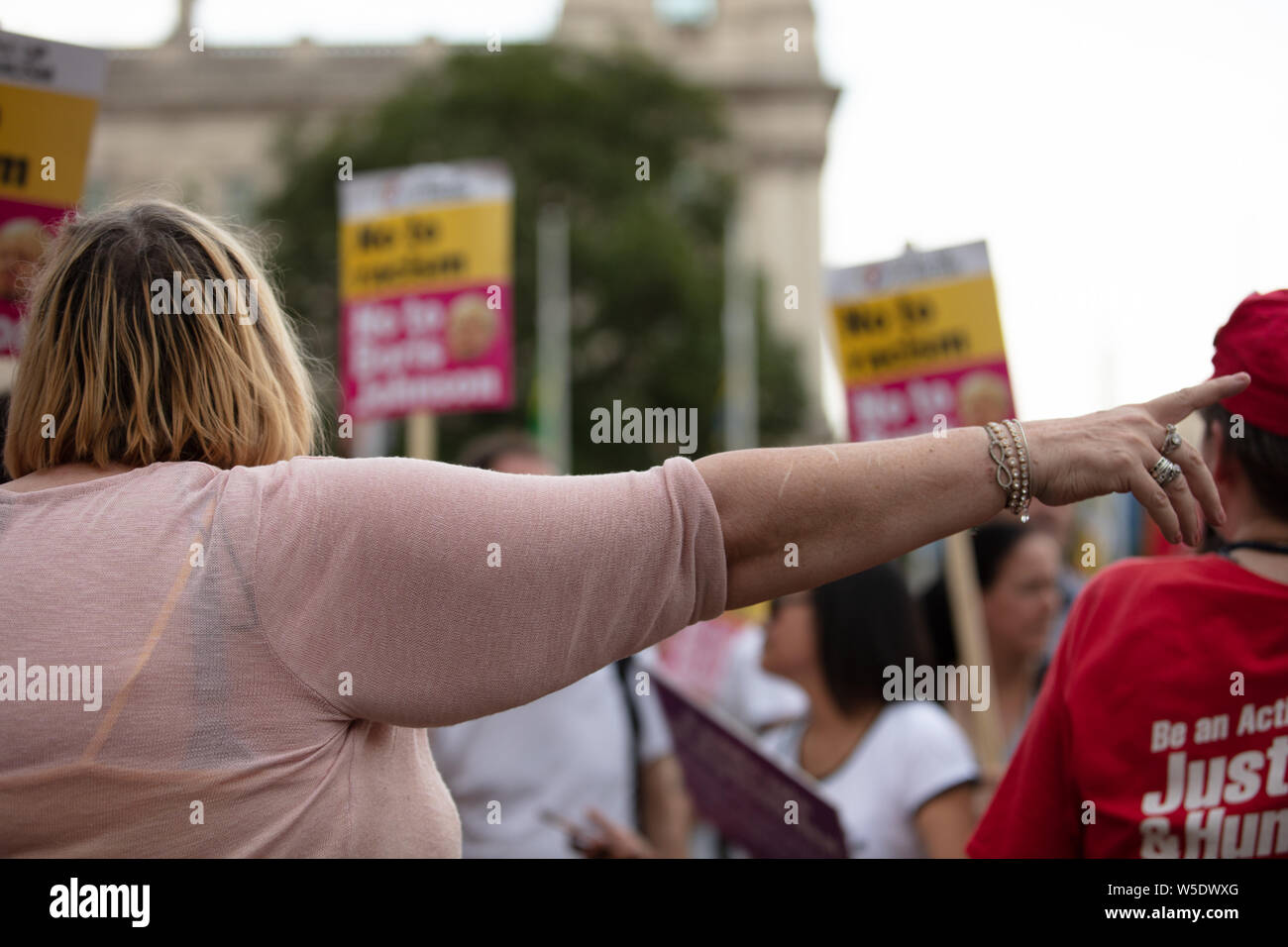 Animated labour party supporter hi-res stock photography and images - Alamy