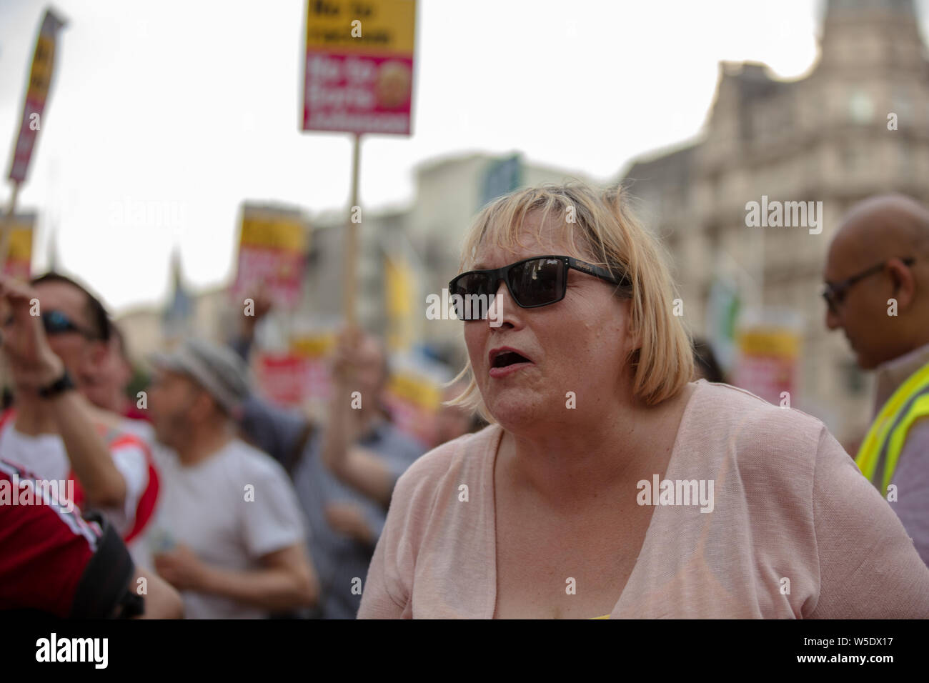 Animated labour party supporter hi-res stock photography and images - Alamy