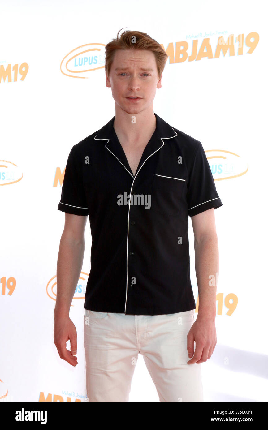 July 27, 2019, Los Angeles, CA, USA: LOS ANGELES - JUL 27: Calum Worthy ...