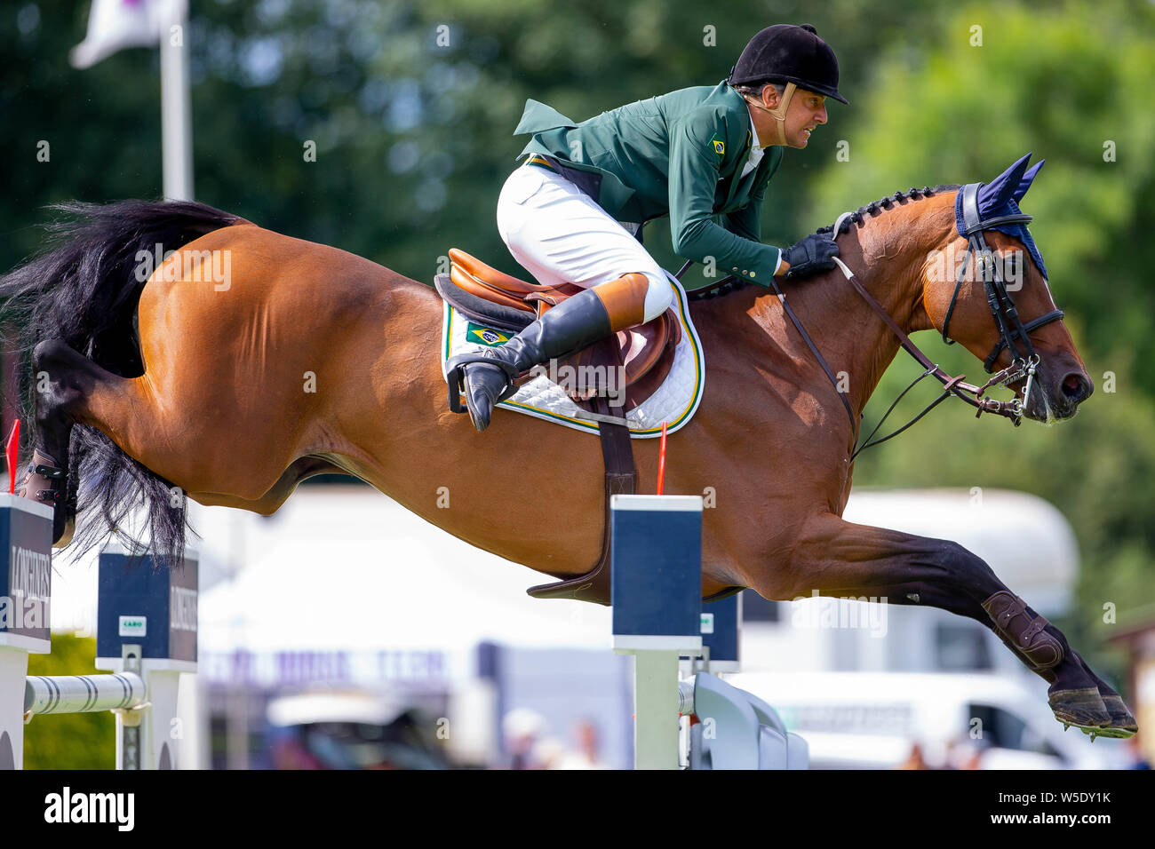 Showjumping the longines king george v gold cup hi-res stock ...