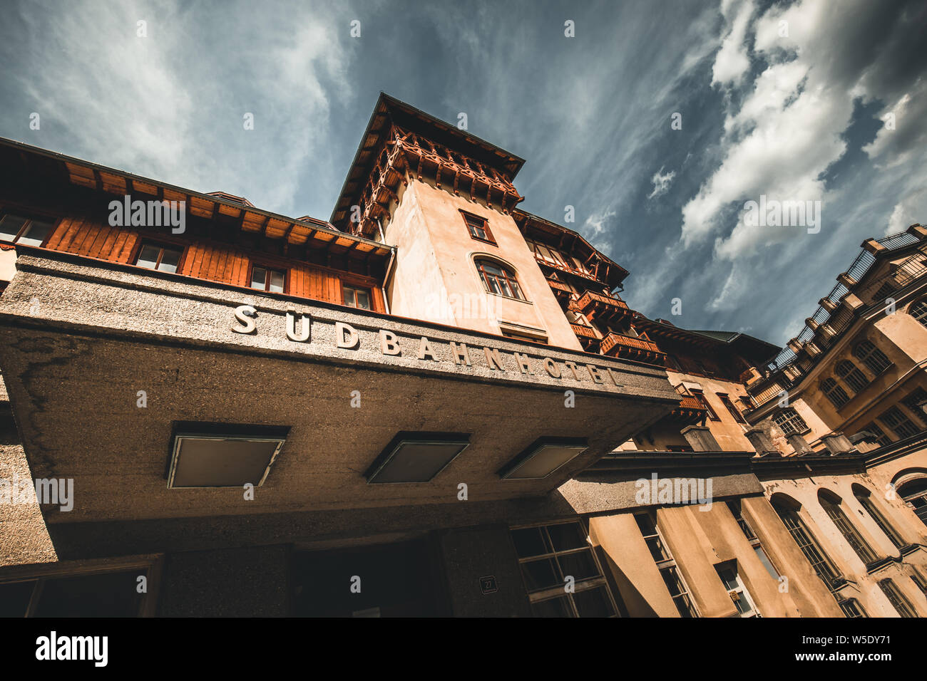 SEMMERING AUSTRIA - The old grand hotel Suedbahnhotel was opened in ...