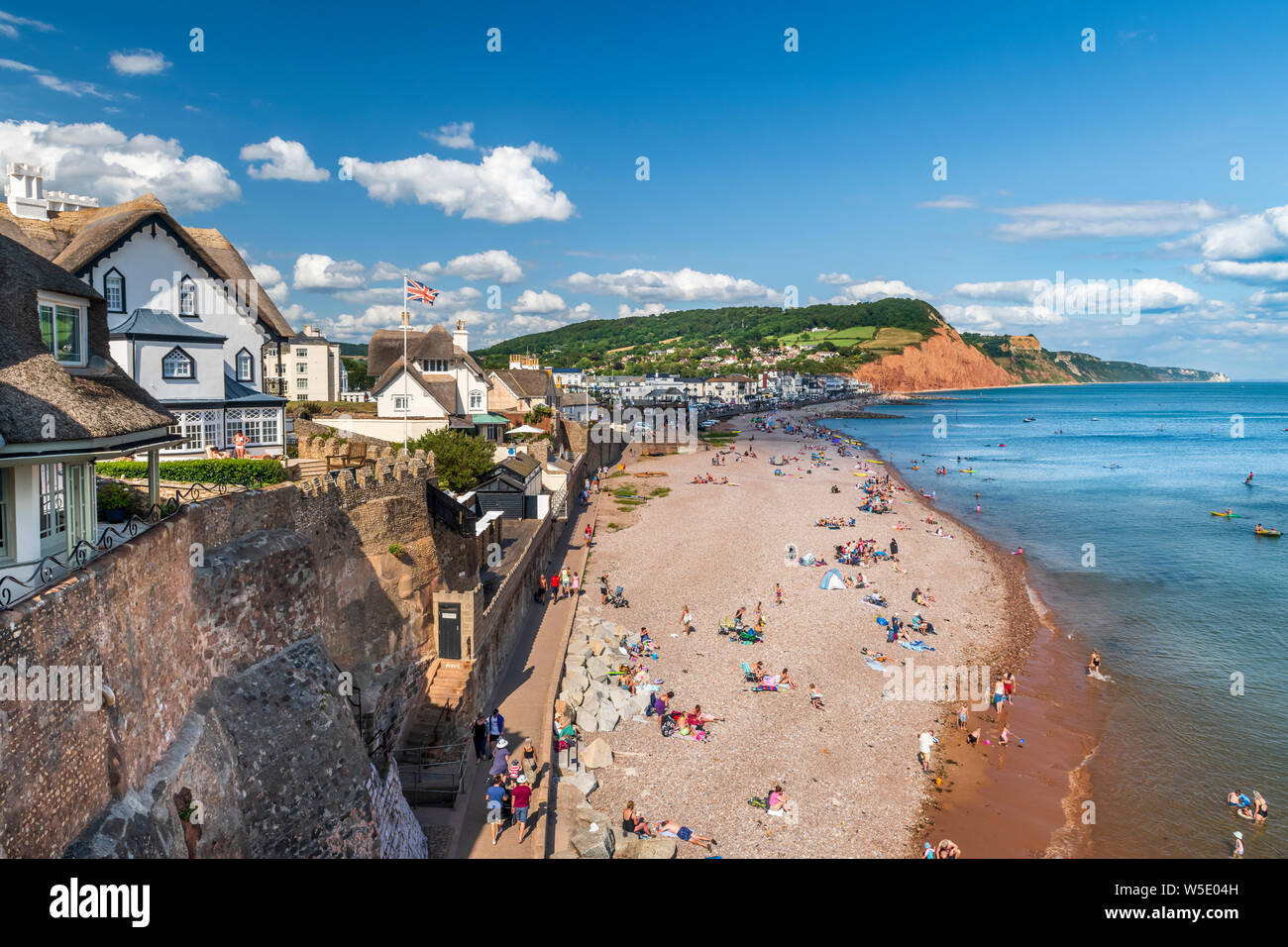 Sidmouth devon esplanade hi-res stock photography and images - Alamy