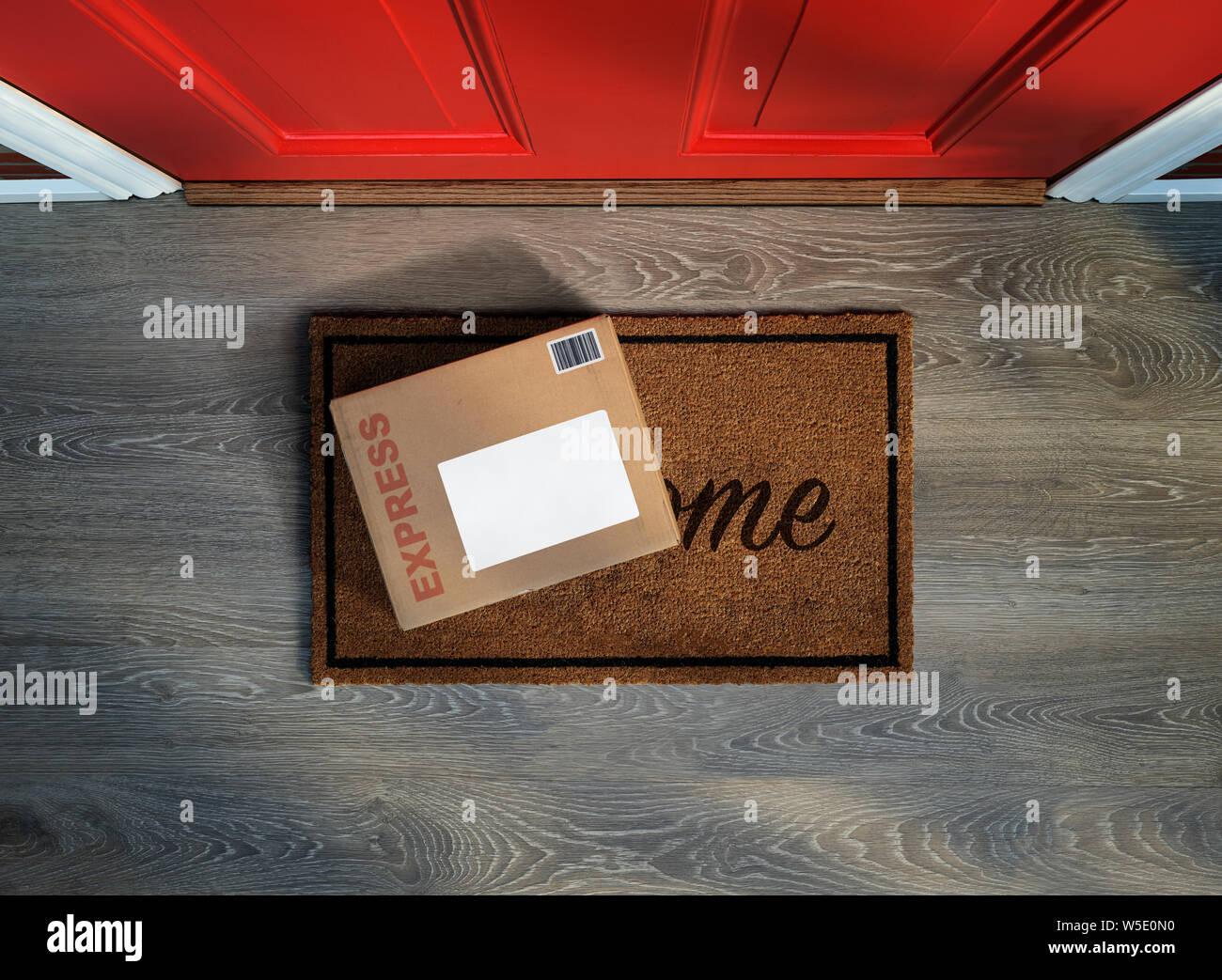 Cardboard box overhead hi-res stock photography and images - Alamy