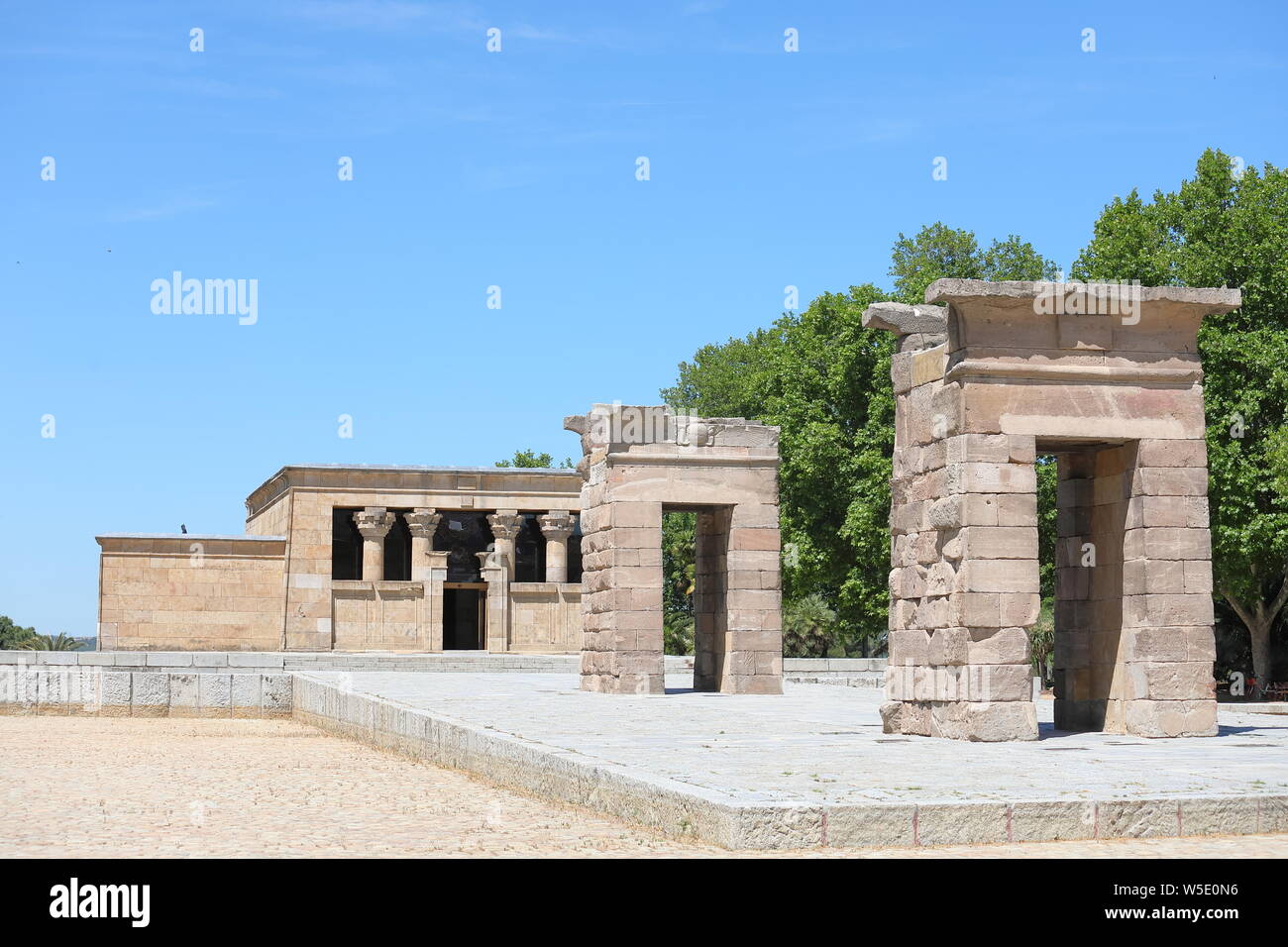 Egyptian temple debod in hi-res stock photography and images - Alamy
