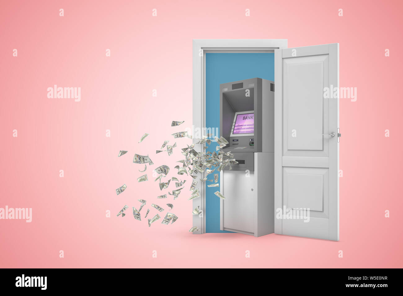 Pink payment machine hi-res stock photography and images - Alamy