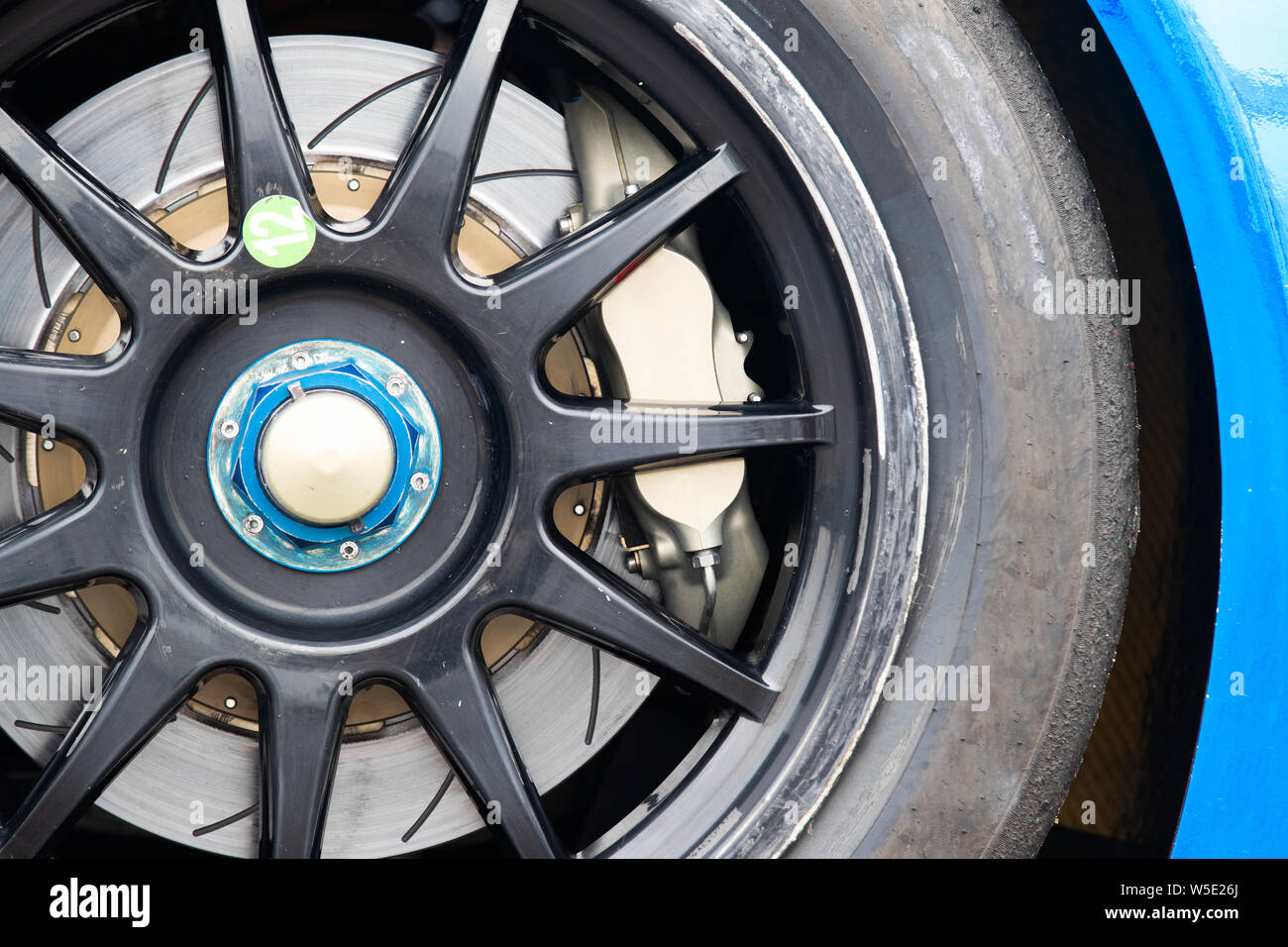 Abstract view of Rims from a sportscar Stock Photo - Alamy