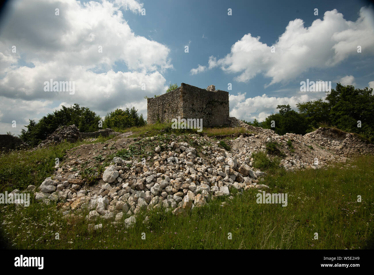 Old town Stari grad Žumberak Stock Photo - Alamy