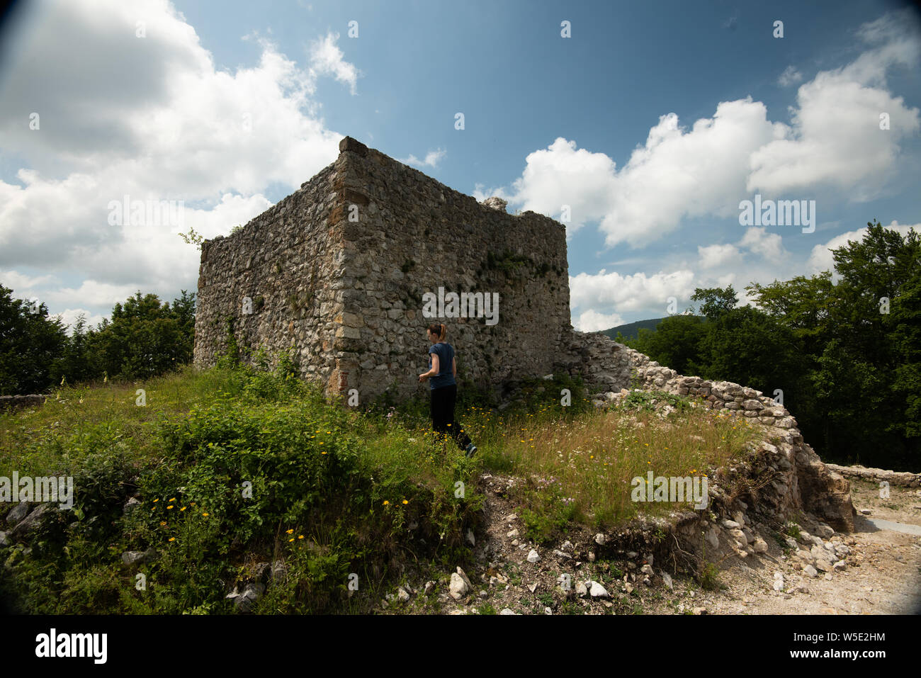 Old town Stari grad Žumberak Stock Photo - Alamy