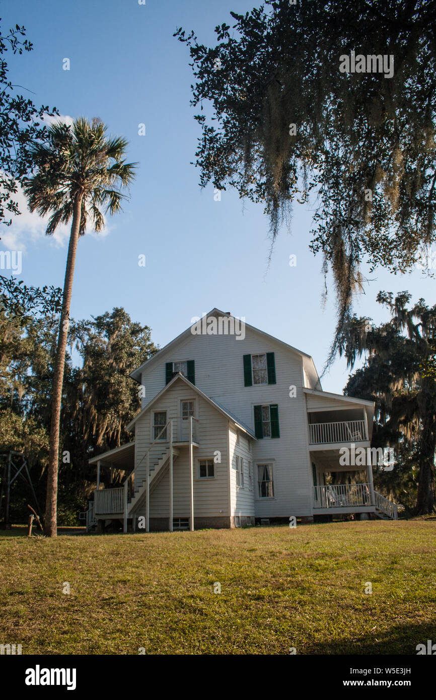 Thursby House, Blue Springs State Park, Florida Stock Photo - Alamy