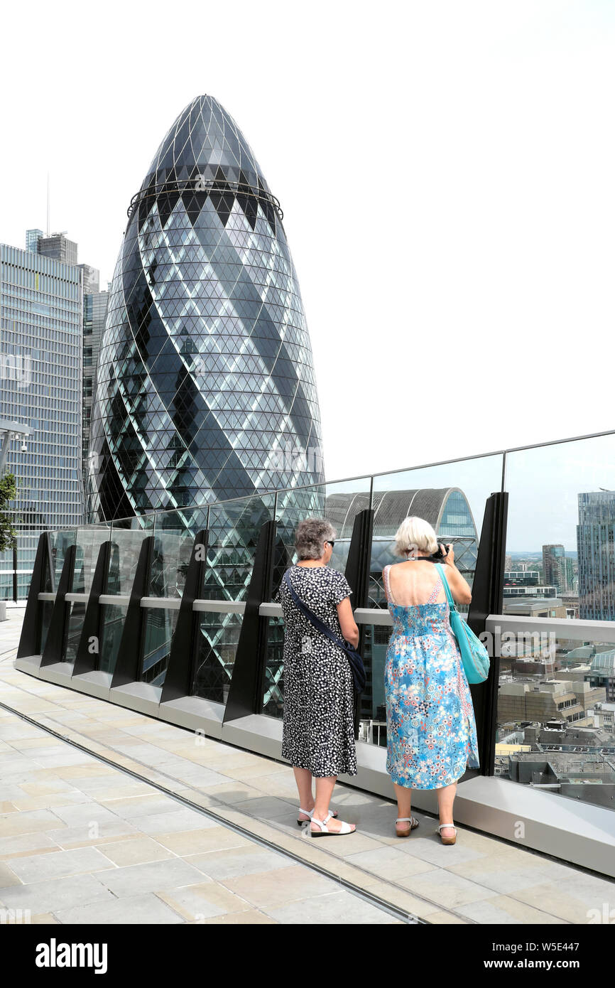 Roof of the gherkin hi-res stock photography and images - Alamy