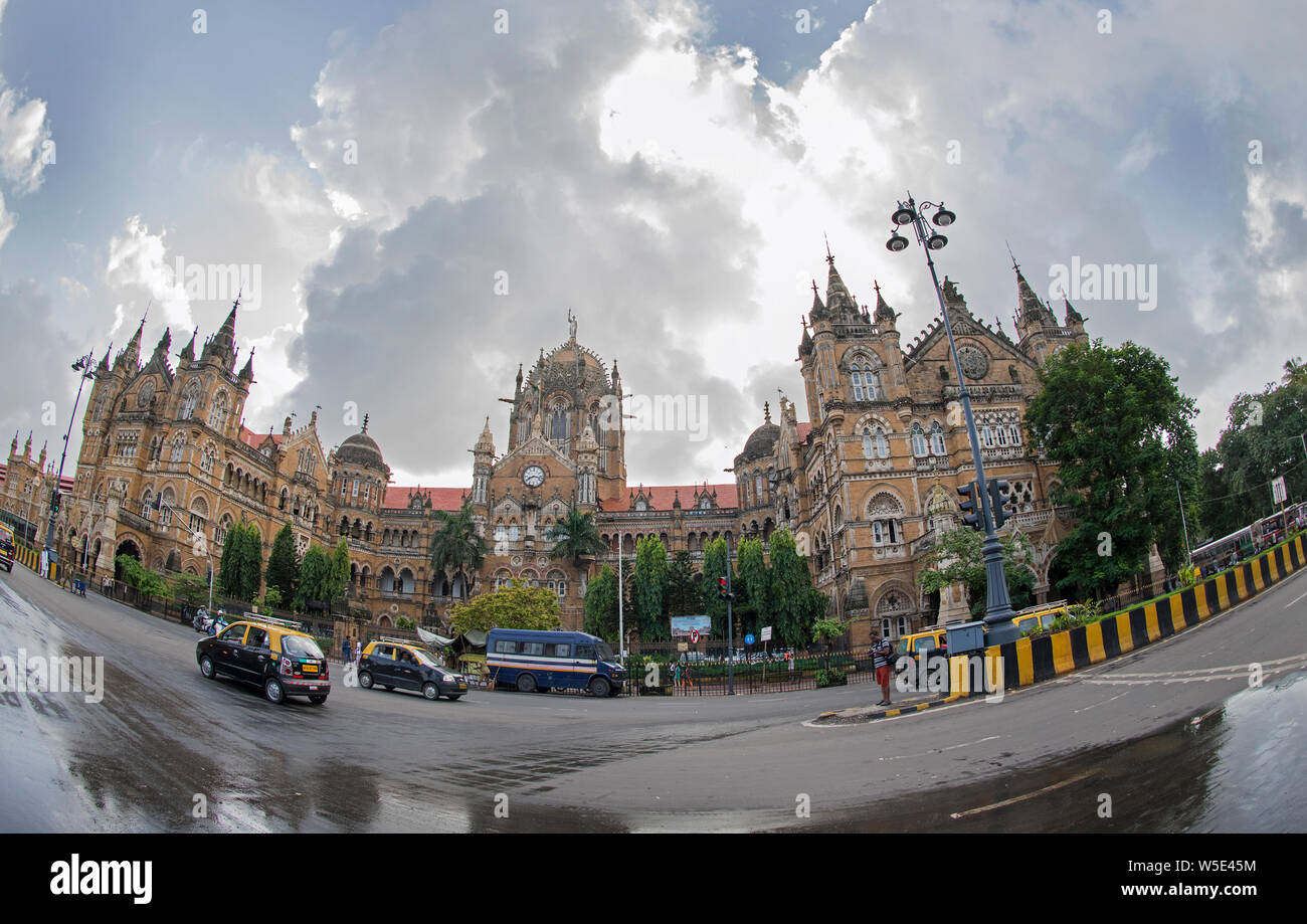 The image of Chhatrapati Shivaji Terminus building, at Mumbai, India ...
