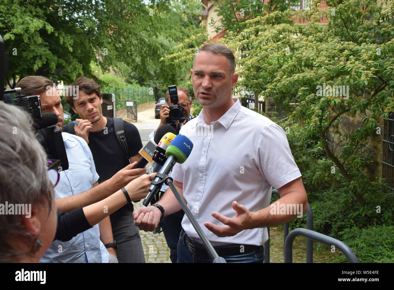 Görlitz Sebastian Wippel AfD Stock Photo - Alamy