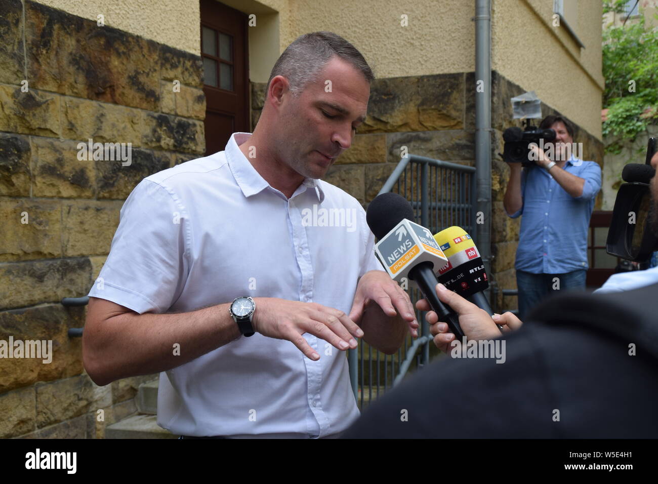 Görlitz Sebastian Wippel AfD Stock Photo - Alamy