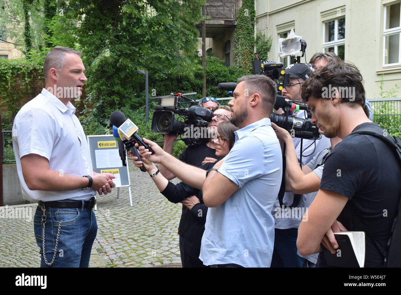 Görlitz Sebastian Wippel AfD Stock Photo - Alamy