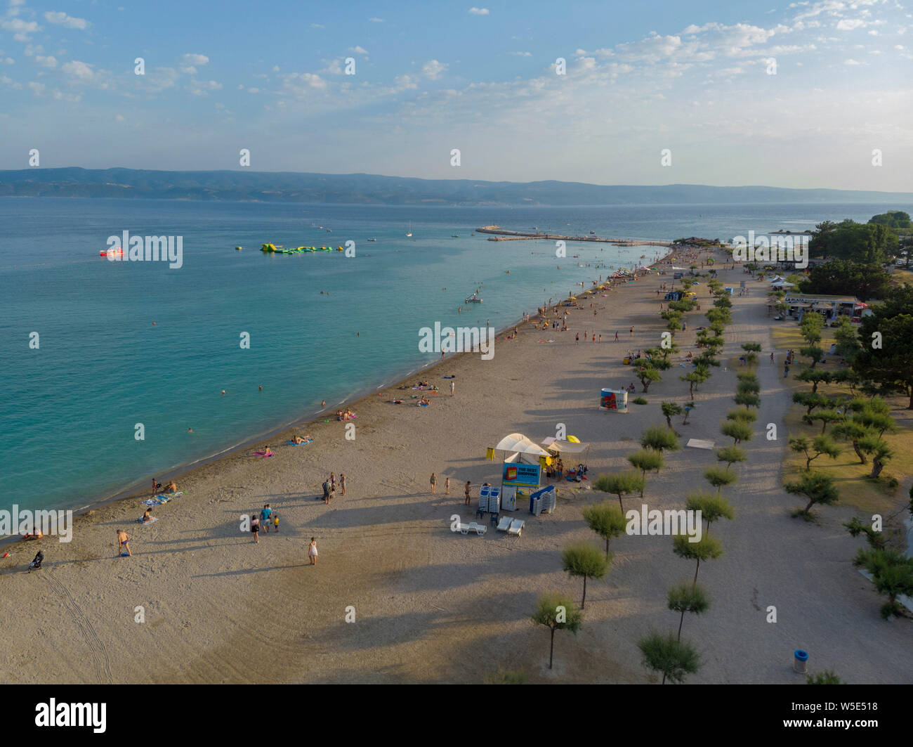 Omis croatia beach hi-res stock photography and images - Alamy