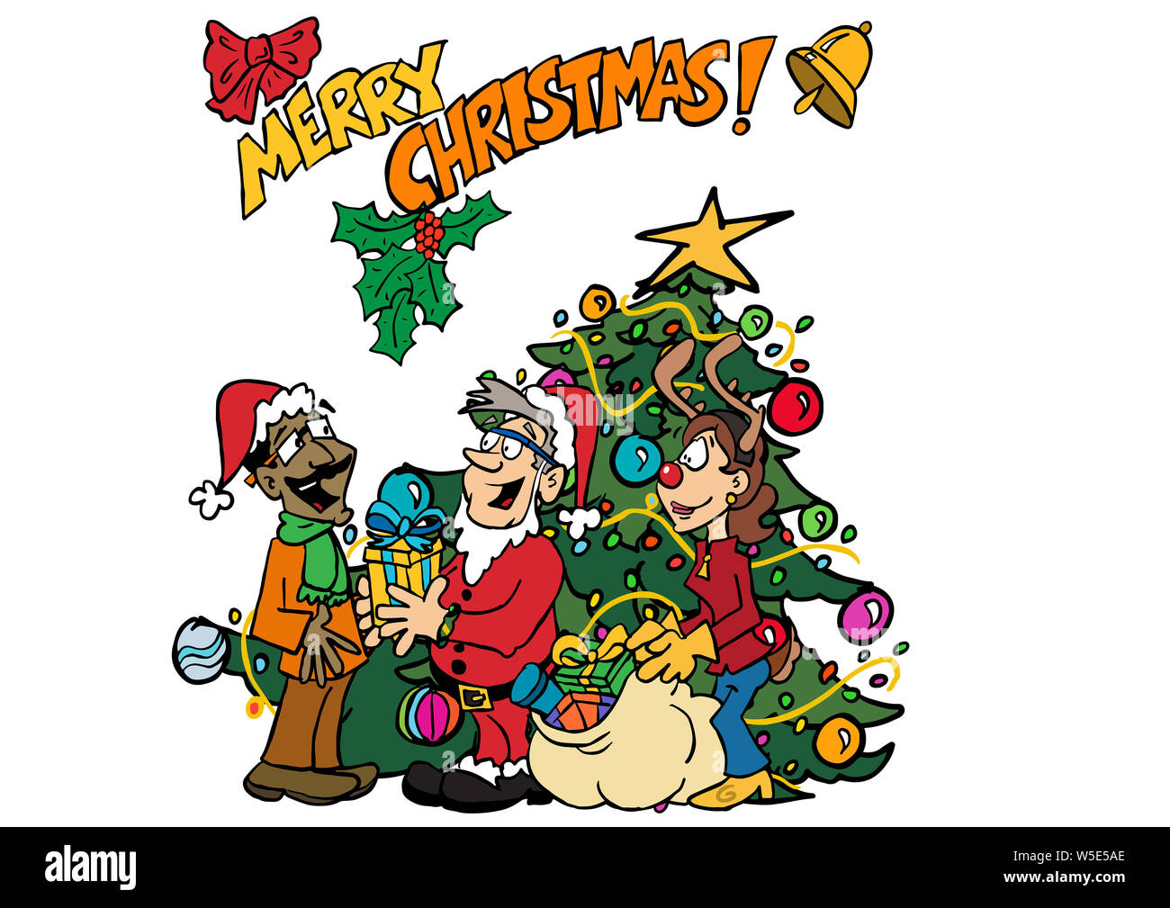 Merry Christmas version 01 Stock Photo - Alamy