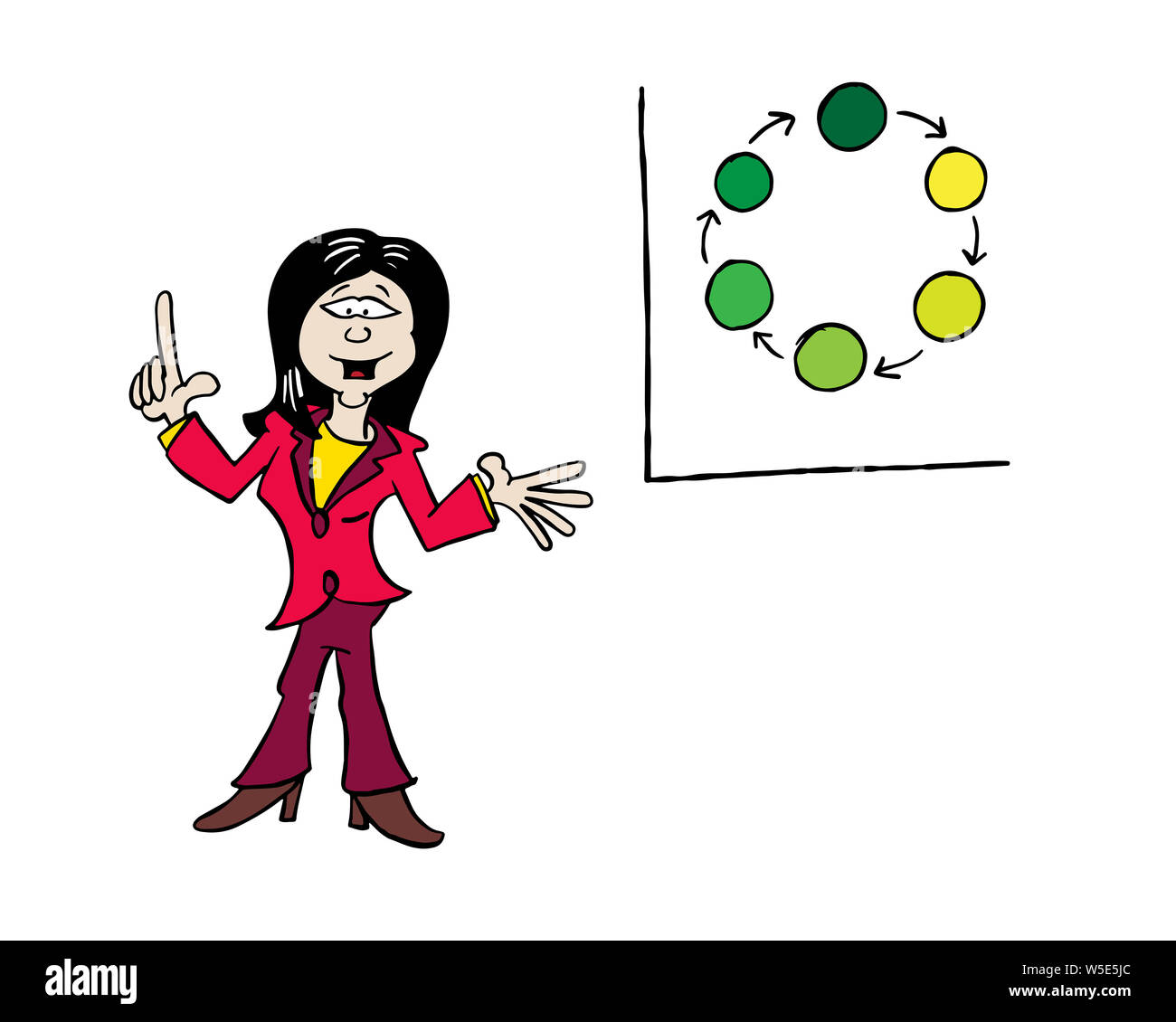 Asian woman speaking in public Stock Photo - Alamy