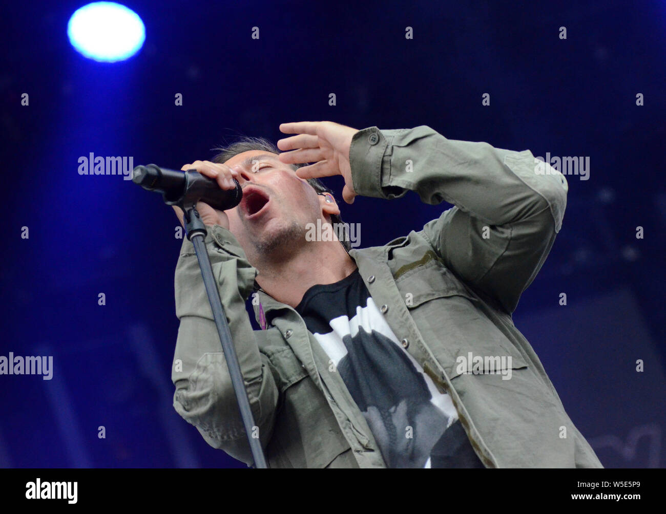 Appleton, Wisconsin, USA. 26th July, 2019. Lead singer Raine Maida of ...