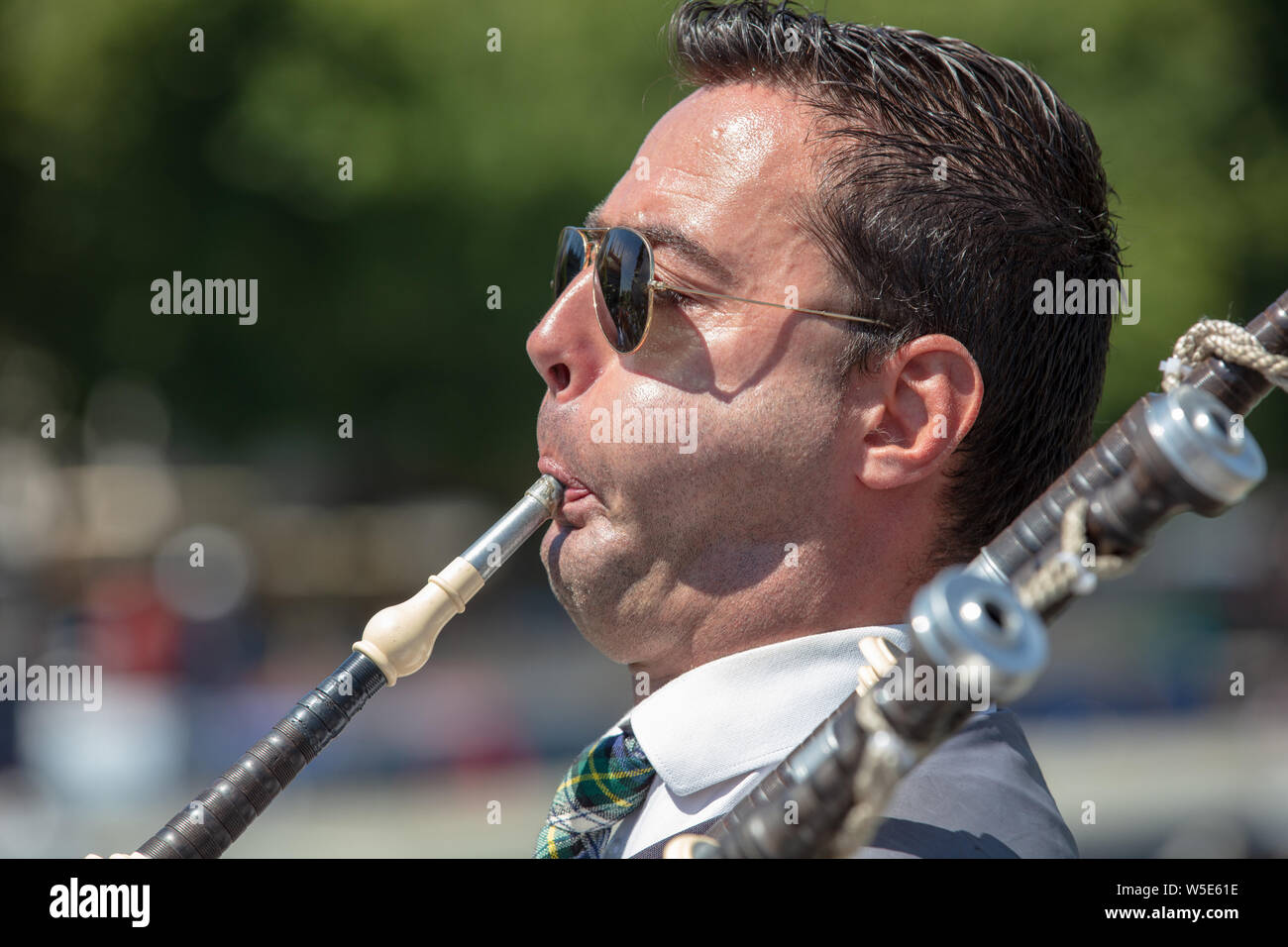 Bagpipe close up hi-res stock photography and images - Alamy