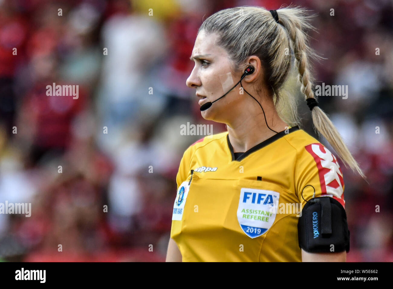 Rio De Janeiro, Brazil. 28th July, 2019. Assistant referee Neuza Ines ...