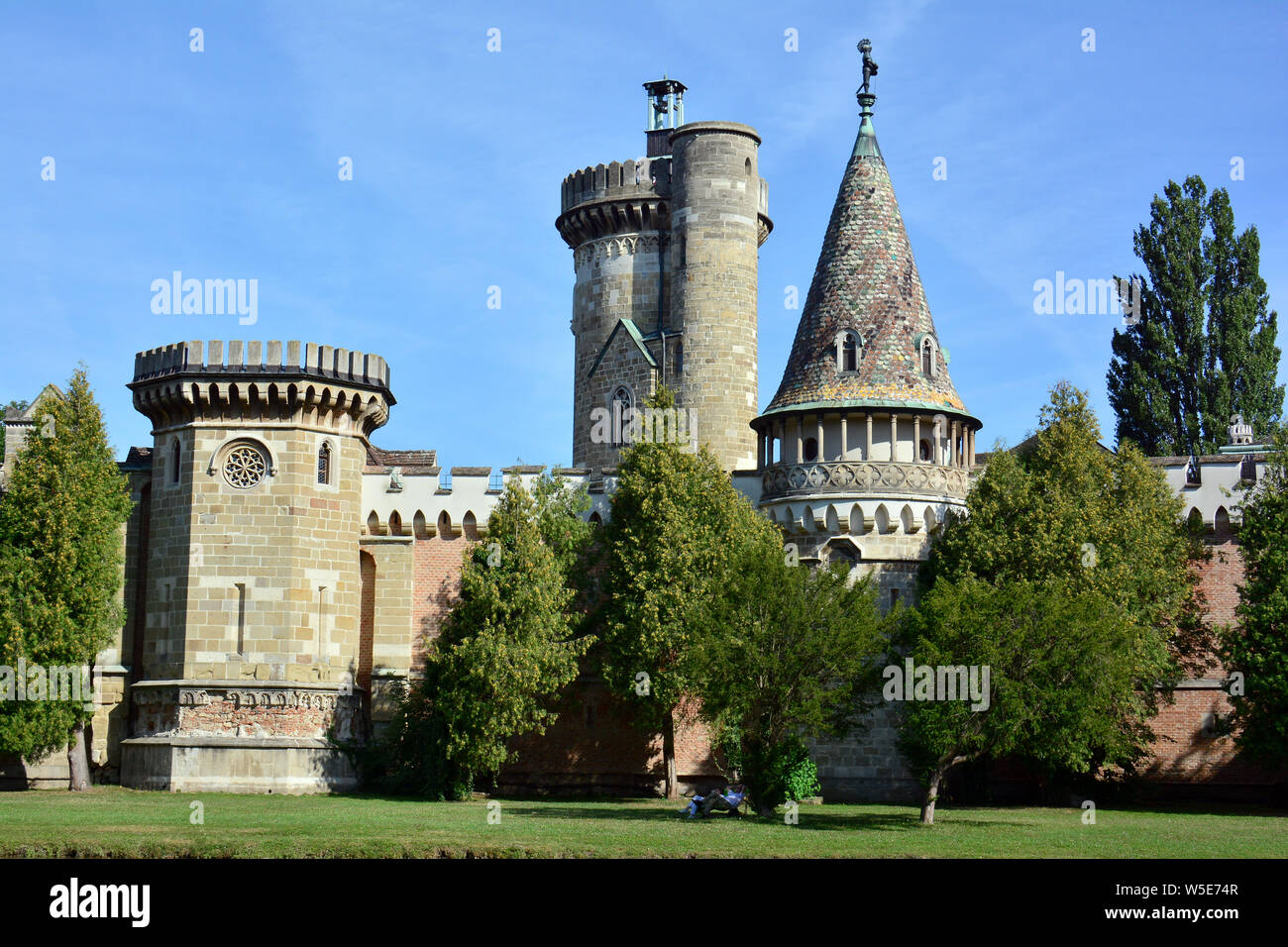 Laxenburg Castle Franzensburg High Resolution Stock Photography and ...