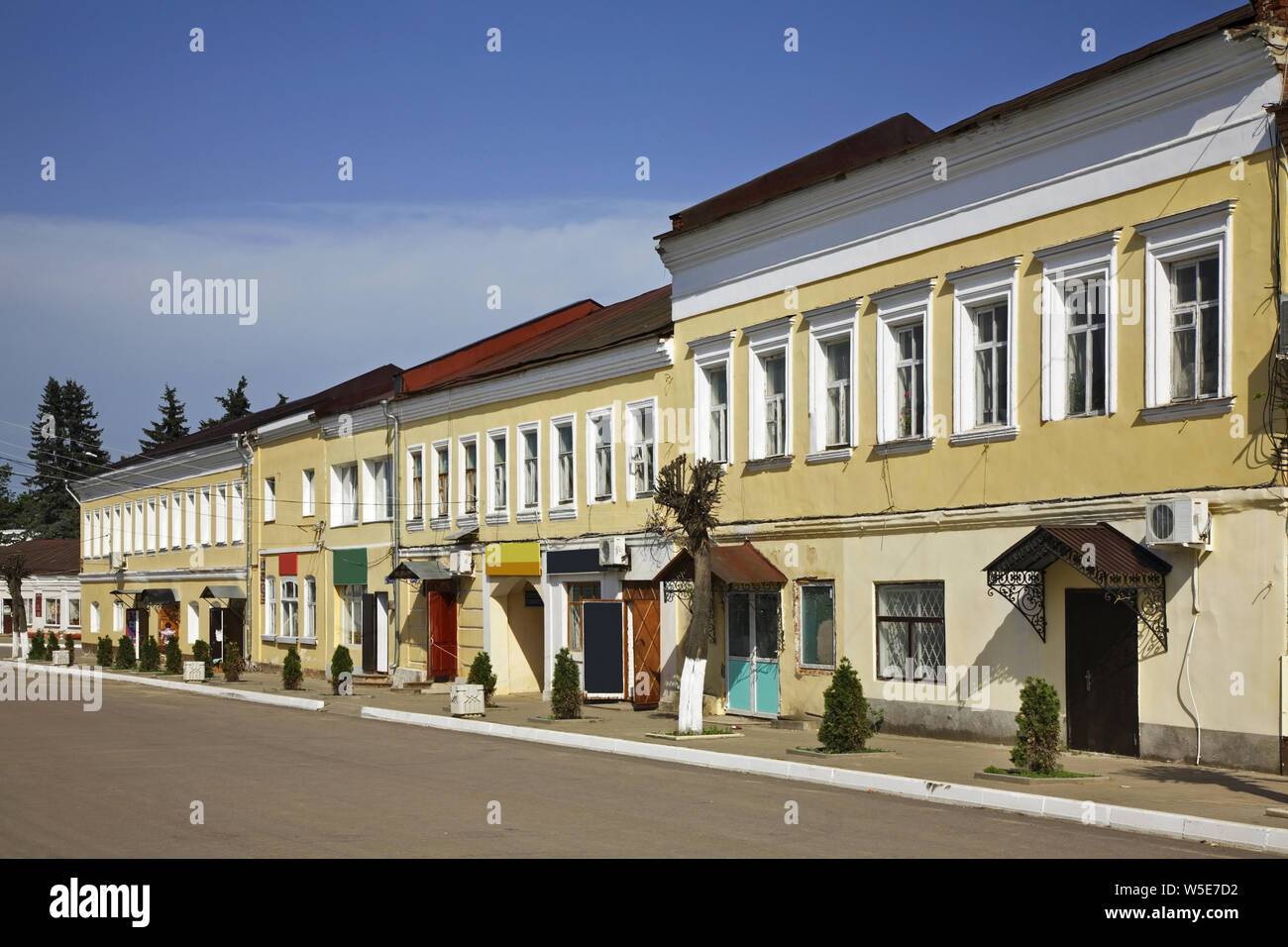 Lenin street in Tarusa. Russia Stock Photo - Alamy