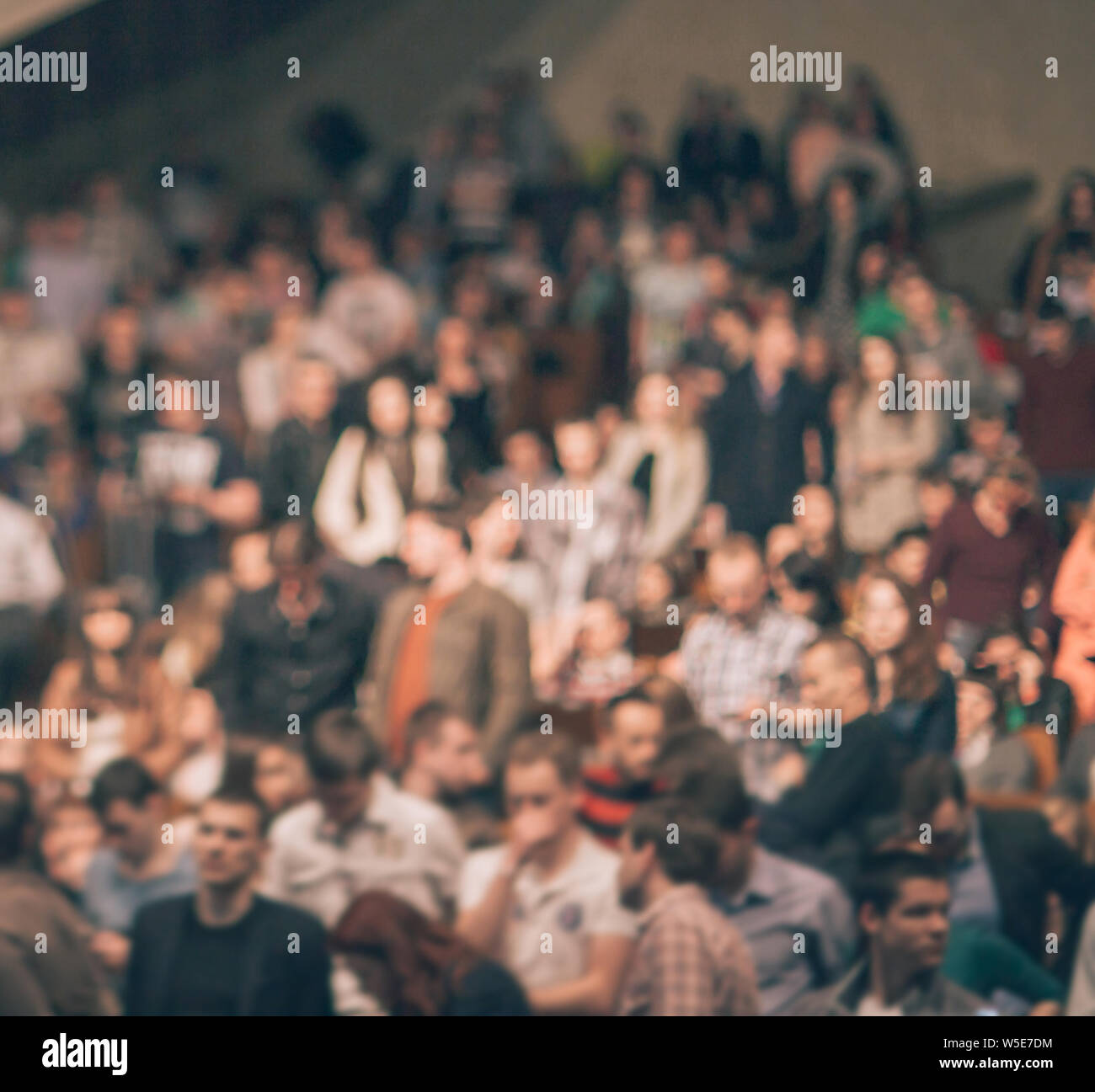 audience and media representatives in the conference room. photo with ...