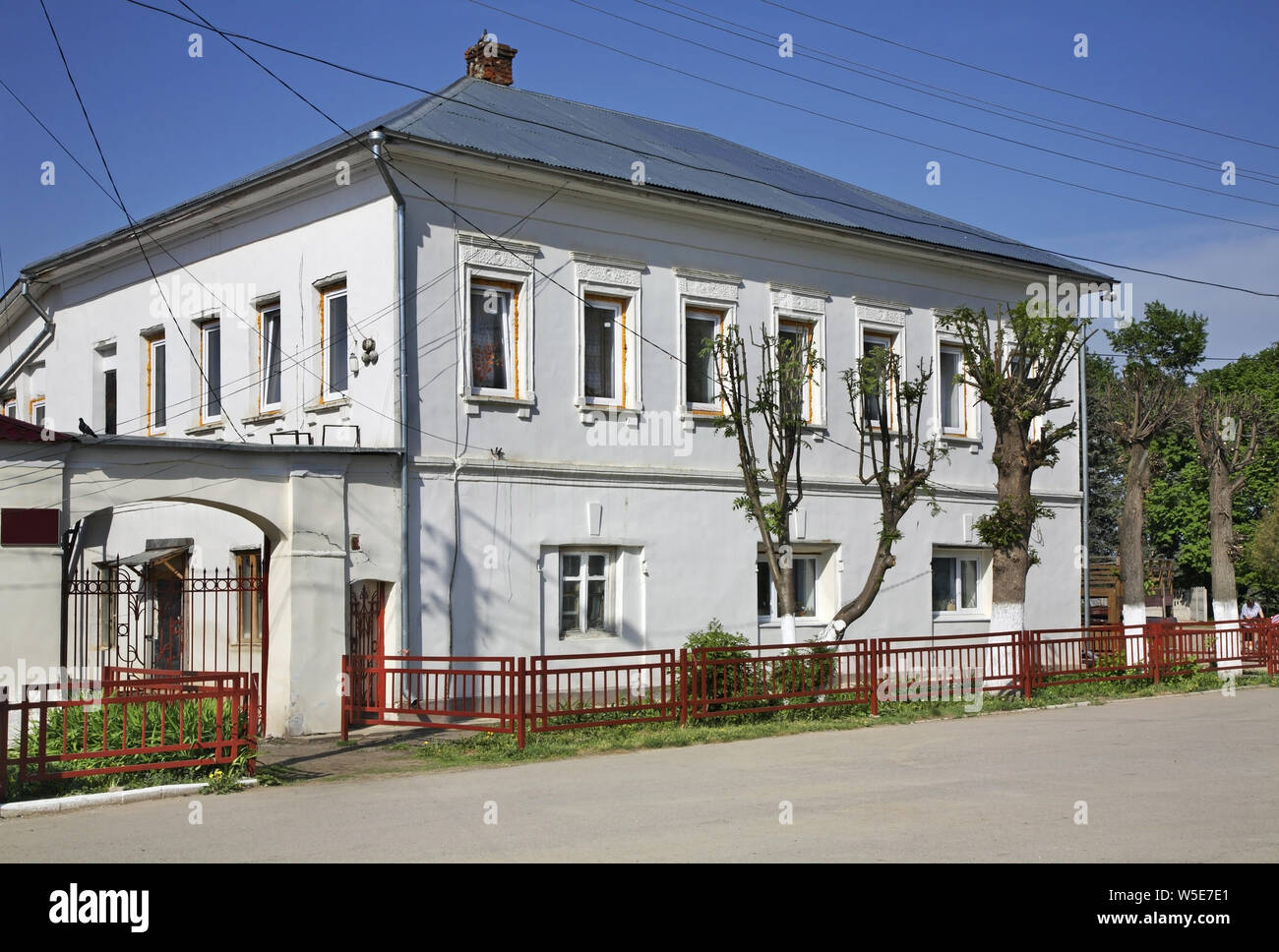 Old street in Tarusa. Russia Stock Photo - Alamy