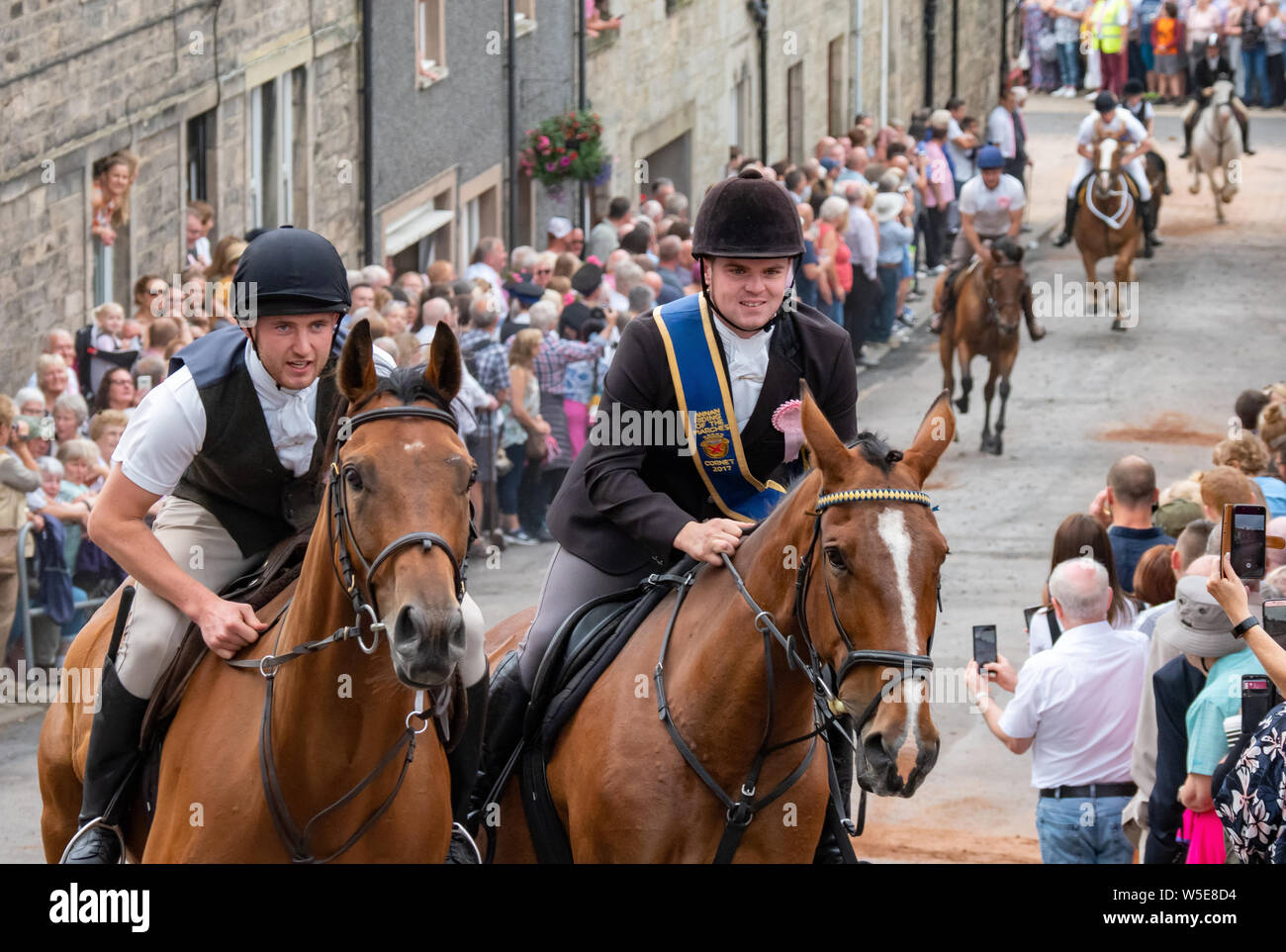 Langholm, Dumfries and Galloway, Scotland, UK. 26th July 2019. The ...