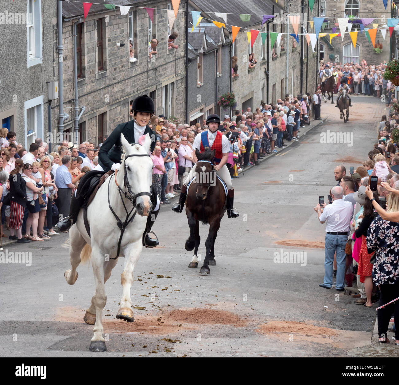 Langholm, Dumfries and Galloway, Scotland, UK. 26th July 2019. The ...