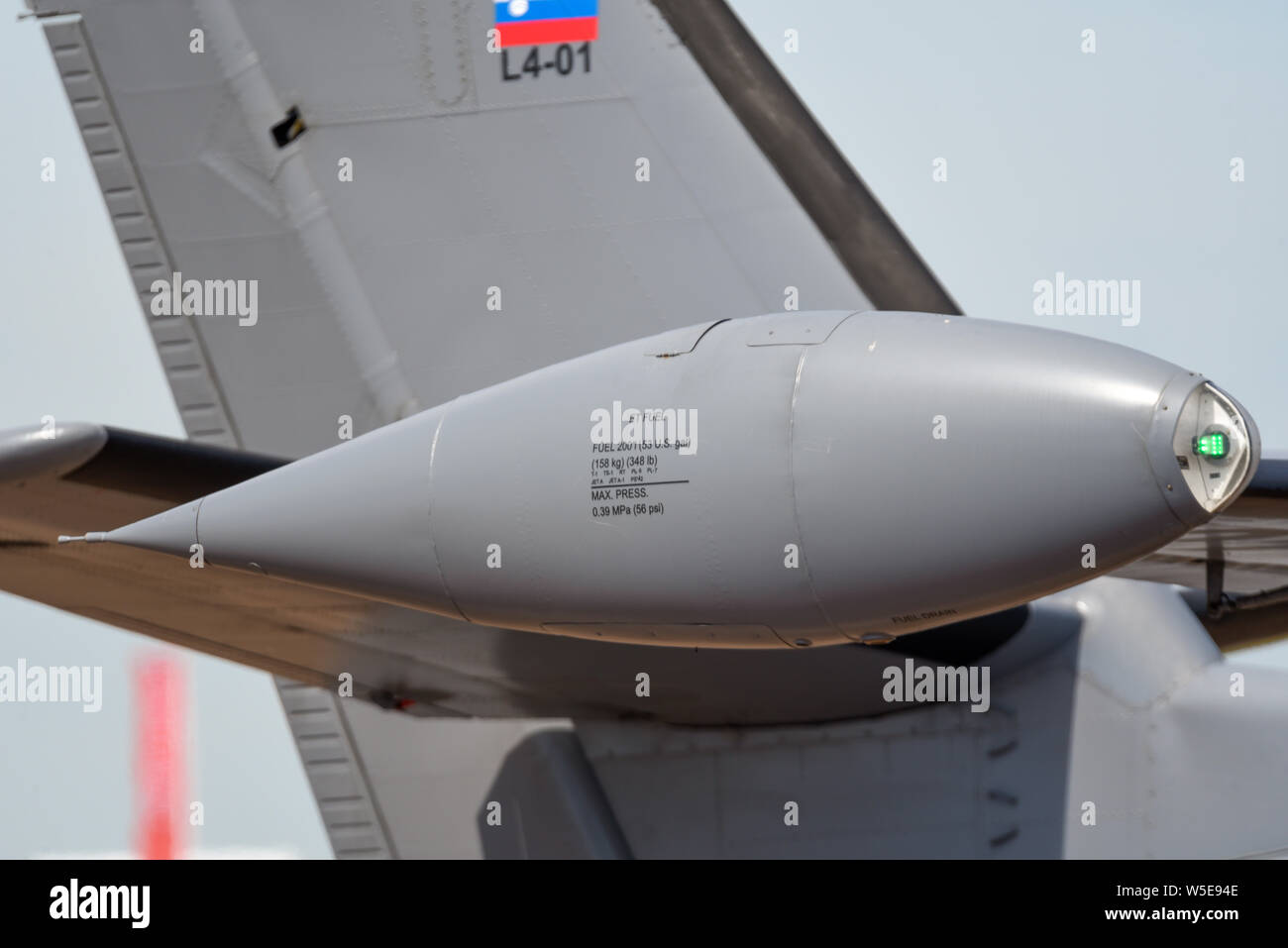 Slovenian Air Force and Air Defence Let L-410 Turbolet twin-engine ...