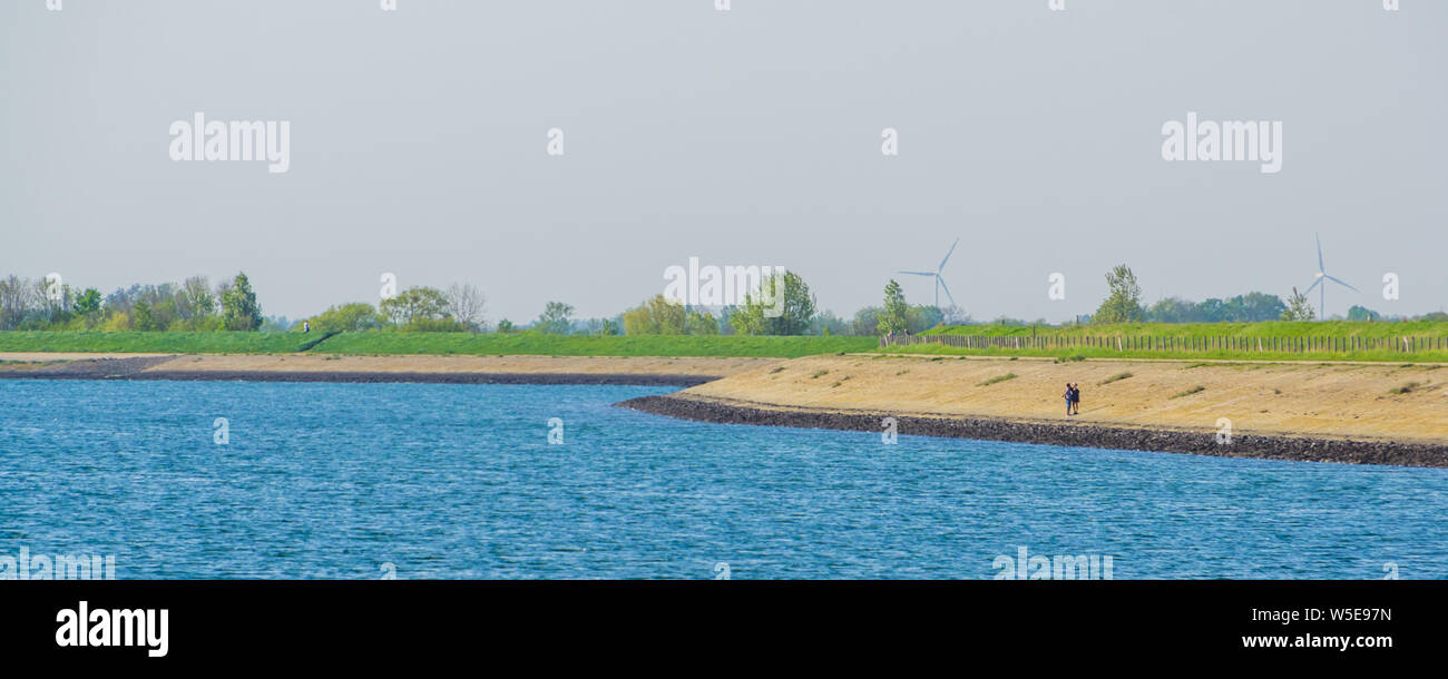 Rocks on the zeeland coast of the netherlands hi-res stock photography ...