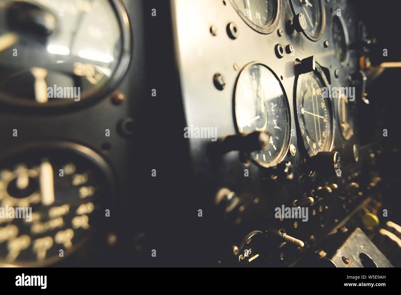 Instruments old bomber close up hi-res stock photography and images - Alamy