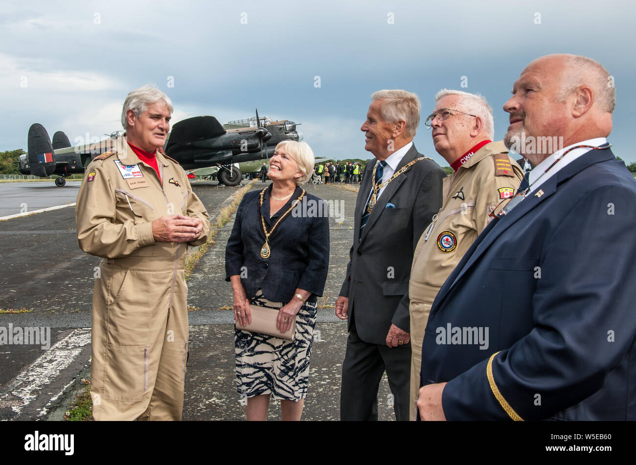 Canadian Warplane Heritage Museum Avro Lancaster FM213, at Biggin Hill ...