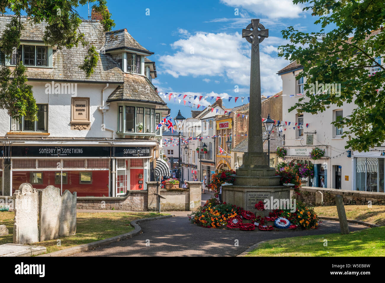 Sidmouth seaside town centre south hi-res stock photography and images ...
