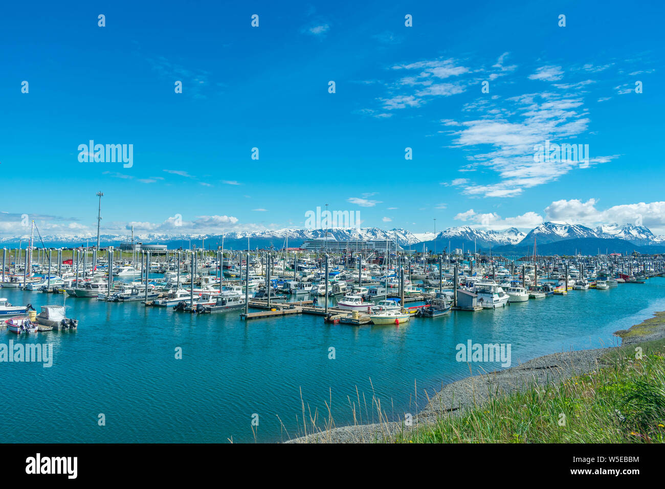 The Homer Spit in Alaska Stock Photo - Alamy