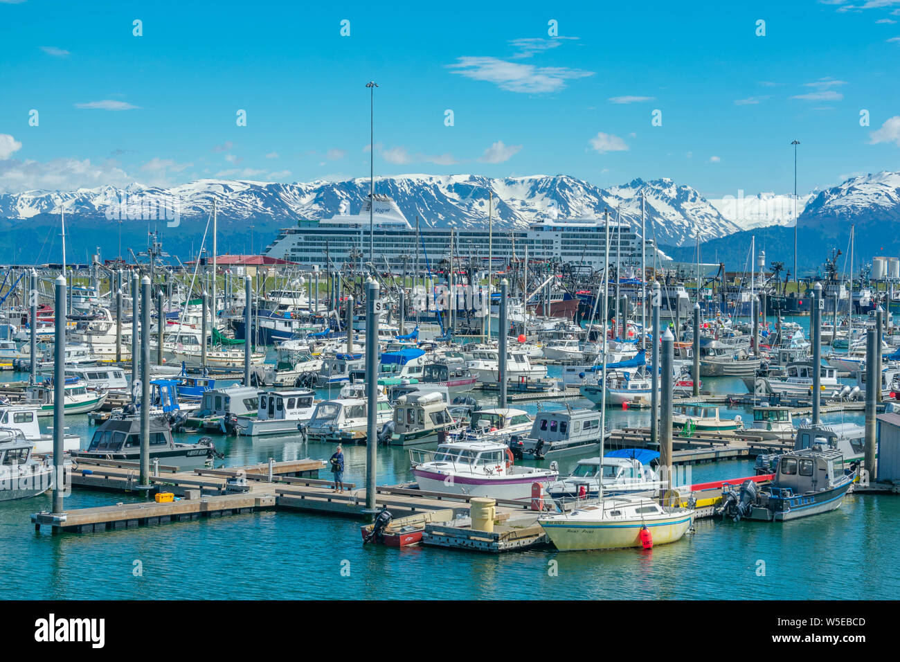 Harbor at homer spit hi-res stock photography and images - Alamy