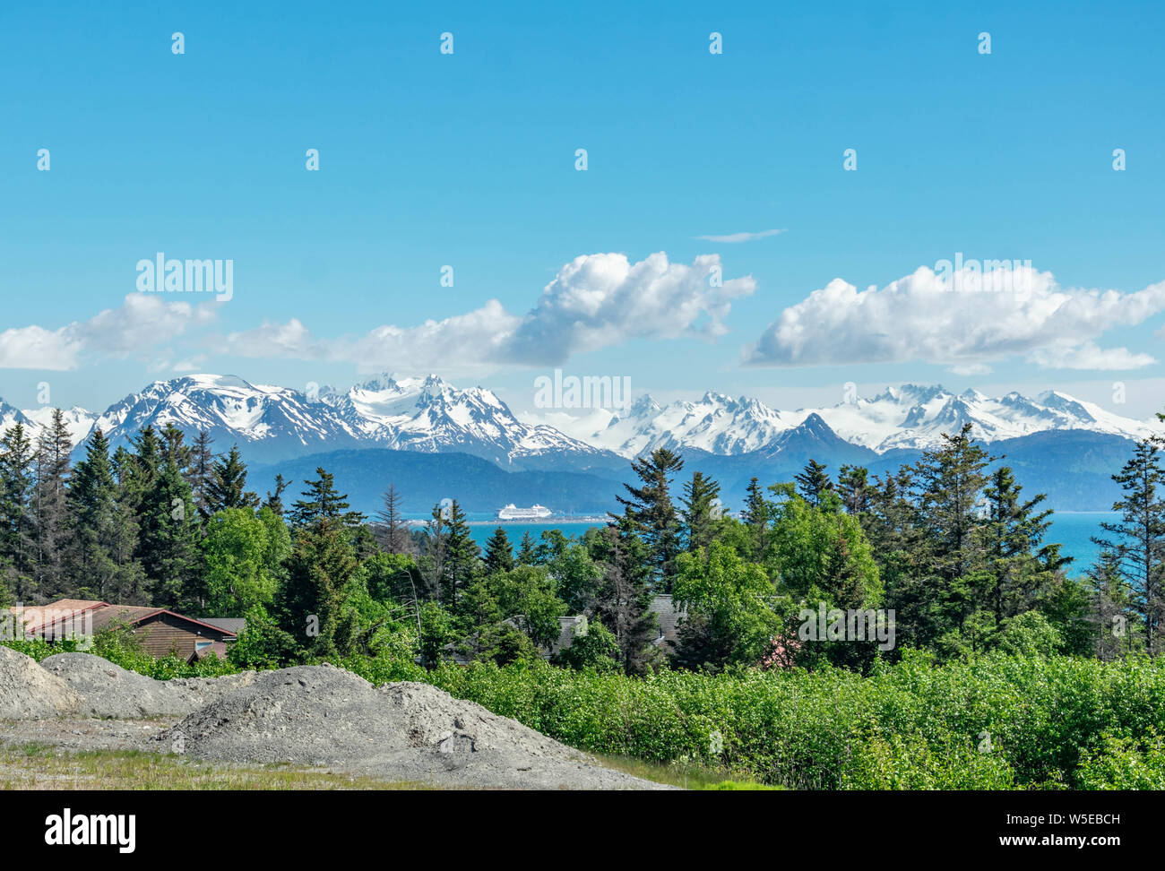 The Homer Spit in Alaska Stock Photo - Alamy