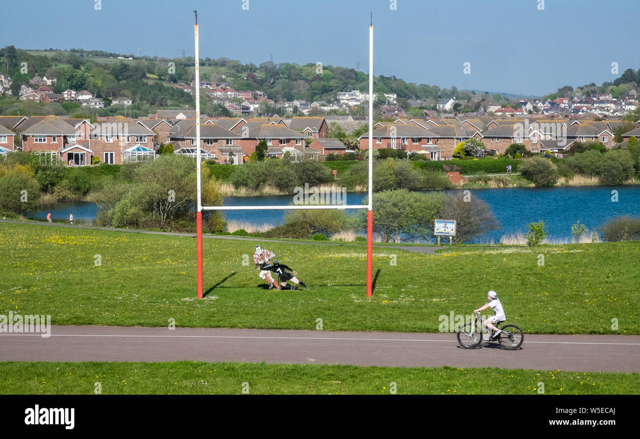 Welsh coast path bike hi-res stock photography and images - Alamy