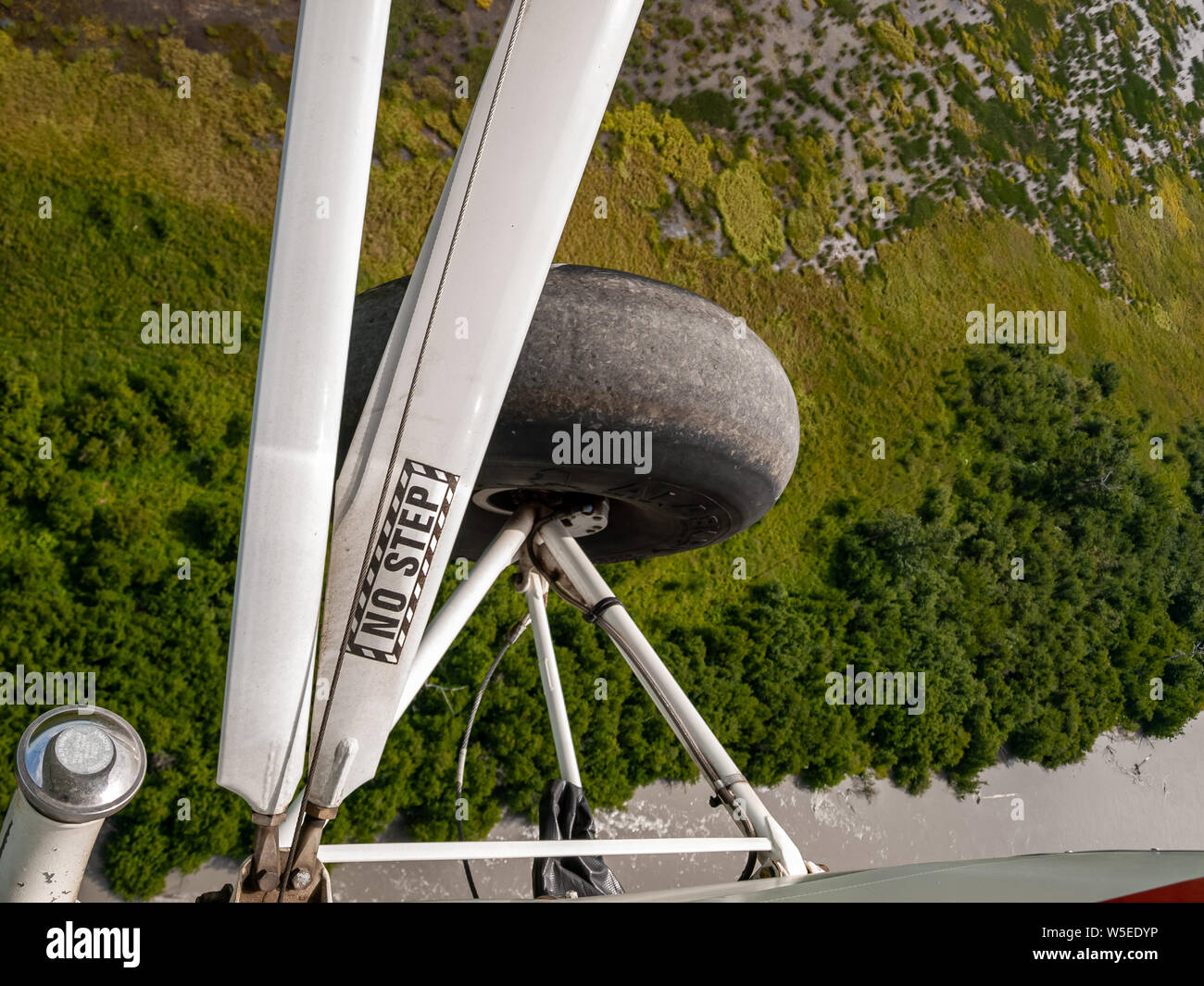 Flying Piper Super Cub from Anchorage Lake Hood Airport PALH to ...