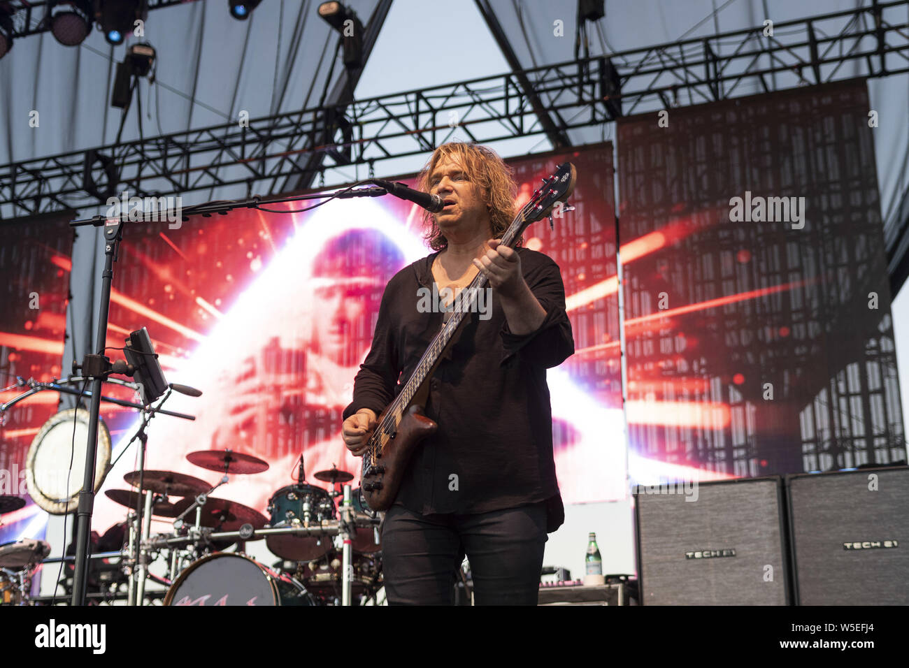 July 27, 2019, Irvine, California, USA: BILLY SHERWOOD of Asia at Five ...