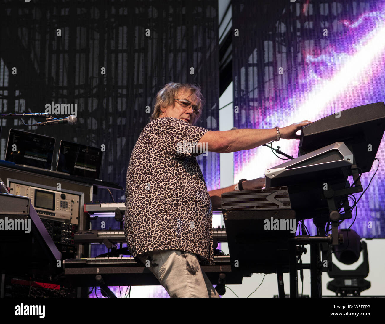 July 27, 2019, Irvine, California, USA: GEOFF DOWNES of Asia at Five ...