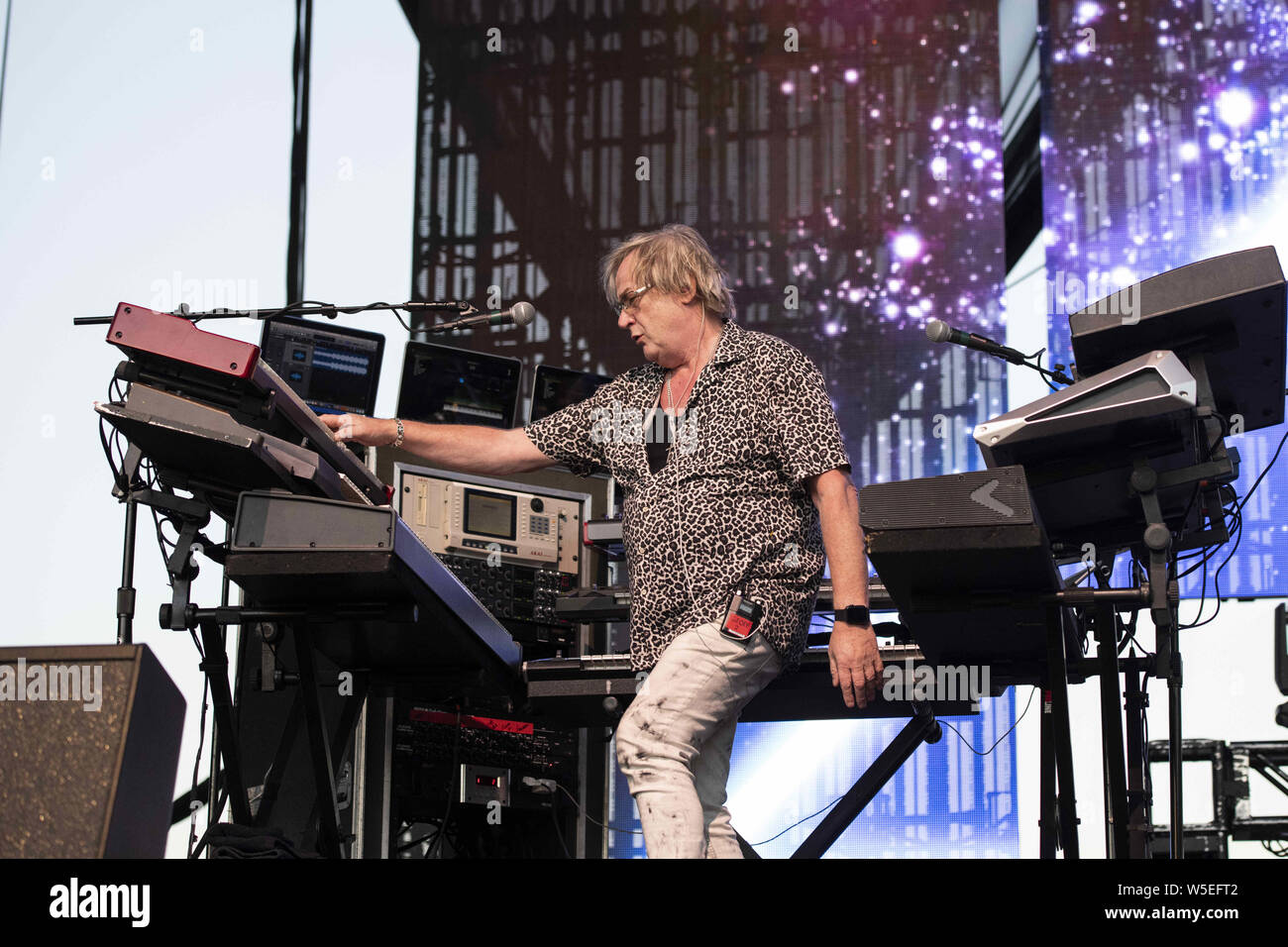 July 27, 2019, Irvine, California, USA: GEOFF DOWNES of Asia at Five ...