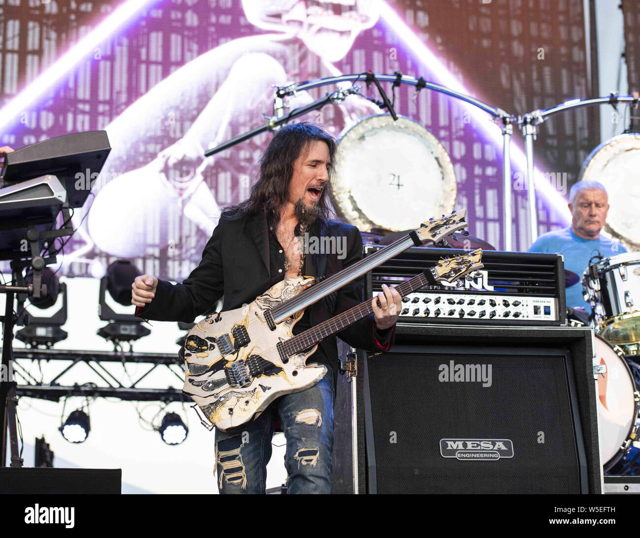 July 27, 2019, Irvine, California, USA: RON ''BUMBLEFOOT'' THAL of Asia ...